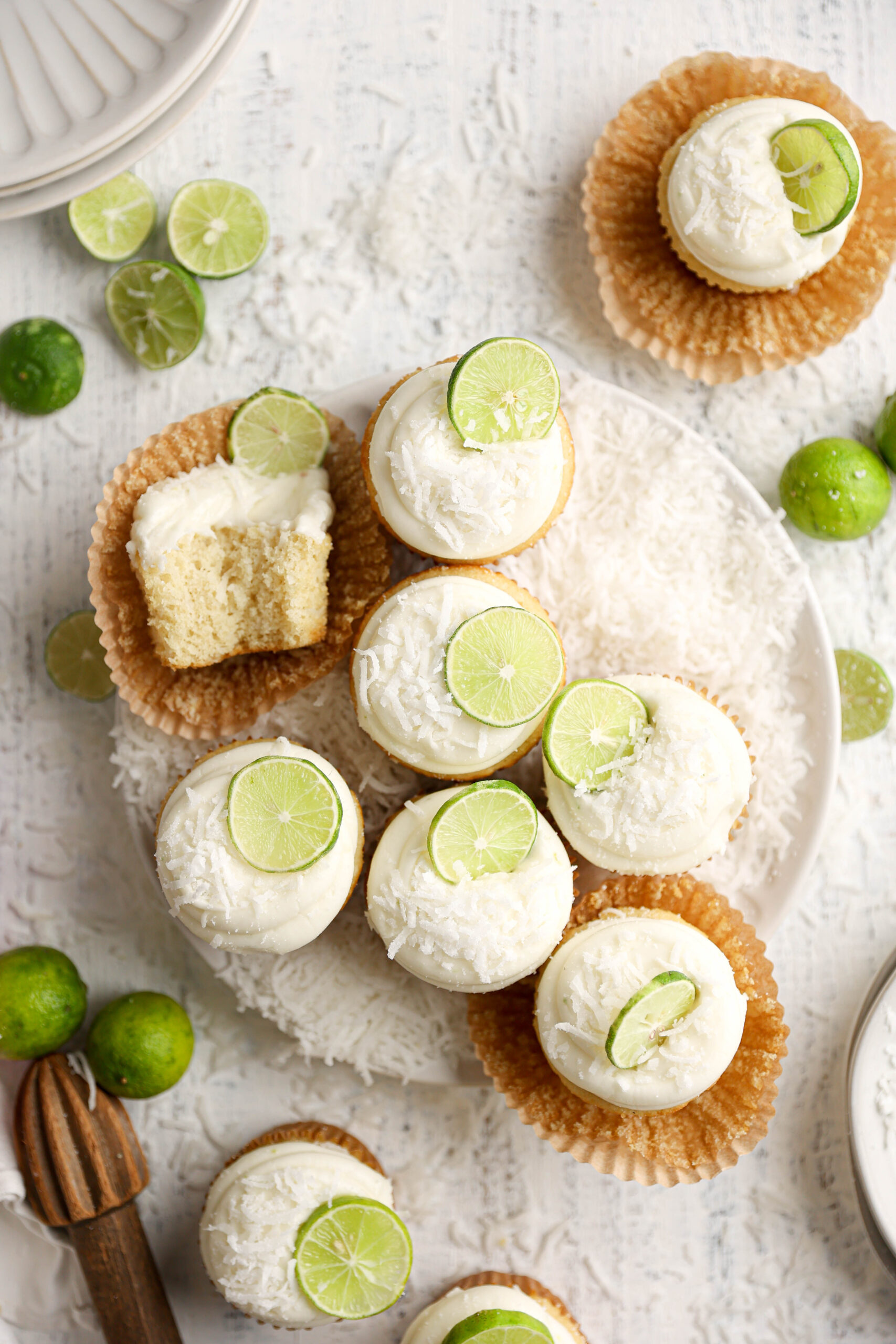 Coconut Key Lime Cupcakes | Sturbridge Bakery